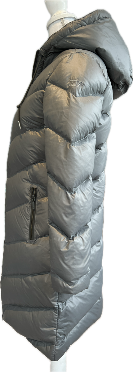 Nils Resort Collection Jordan Long Grey Puffer Coat, 2 – Second Serve Resale